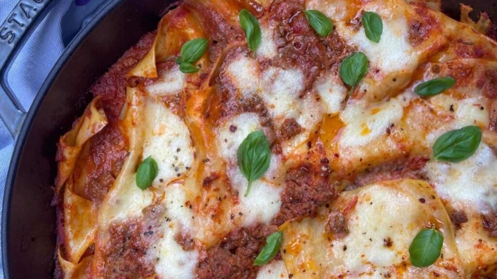 One Pan lasagna Recipe | Insta Cooked