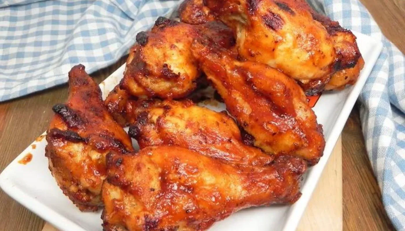 Sticky BBQ Air Fryer Chicken Legs